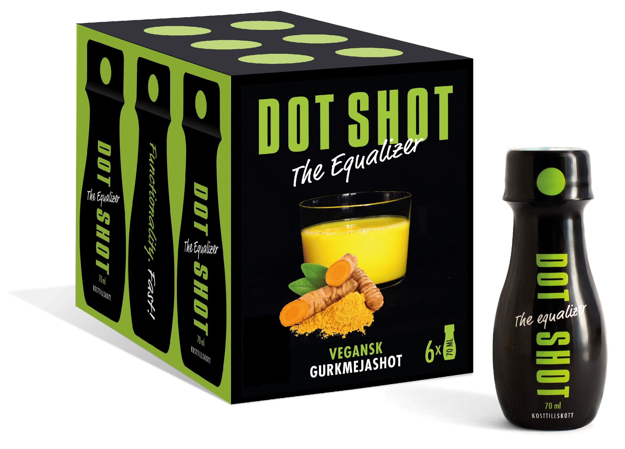 Dot Shot - Gurkmeja (Curcumin) Hälsoshot för god hälsa – Dot Shot ...